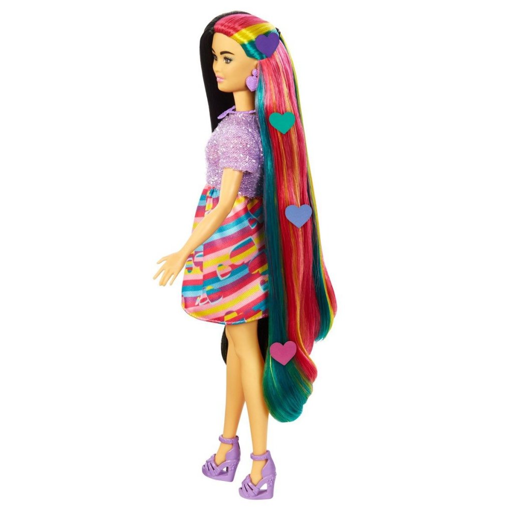 Barbie Totally Hair docka Lila med accessoarer - Dockor - Dockor ...