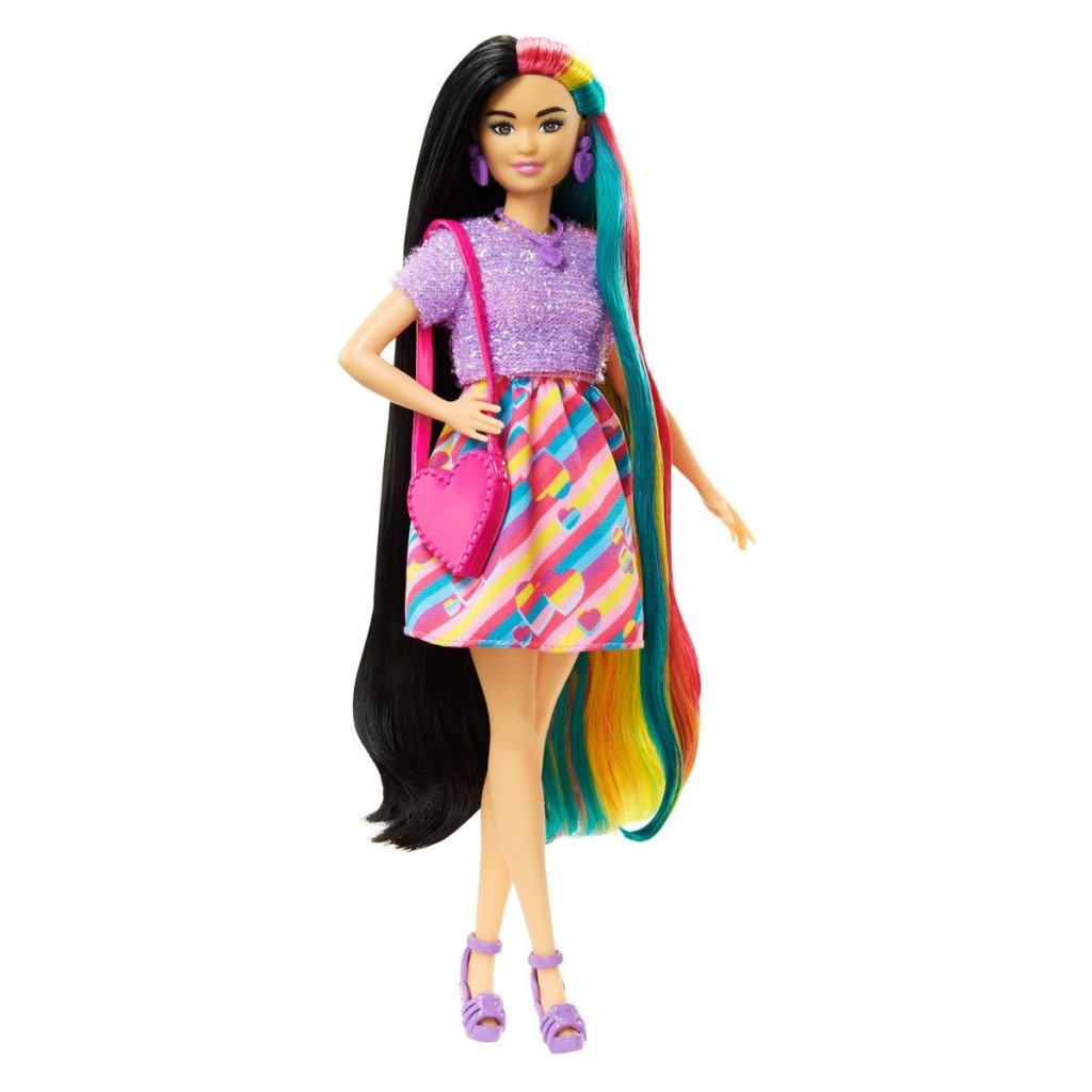 Barbie Totally Hair docka Lila med accessoarer - Dockor - Dockor ...