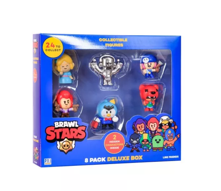 Brawl Stars Deluxe Box figurer 8-pack - Övriga figurer - Leksaksfigurer ...