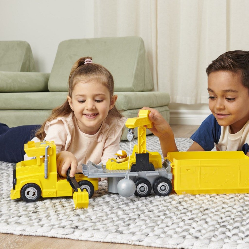 PAW Patrol Big Trucks Rubble X Treme Truck med ljud och ljus lekset ...