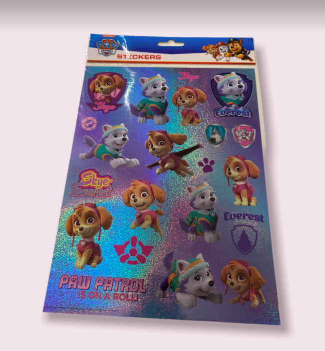 Paw Patrol Girl Pups 3D klistermärken - Klistermärken & Stickers ...