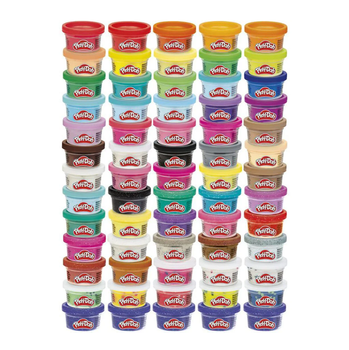 Play-Doh Bright Mega leklera 65-pack - Modellera - Lera, Slime ...